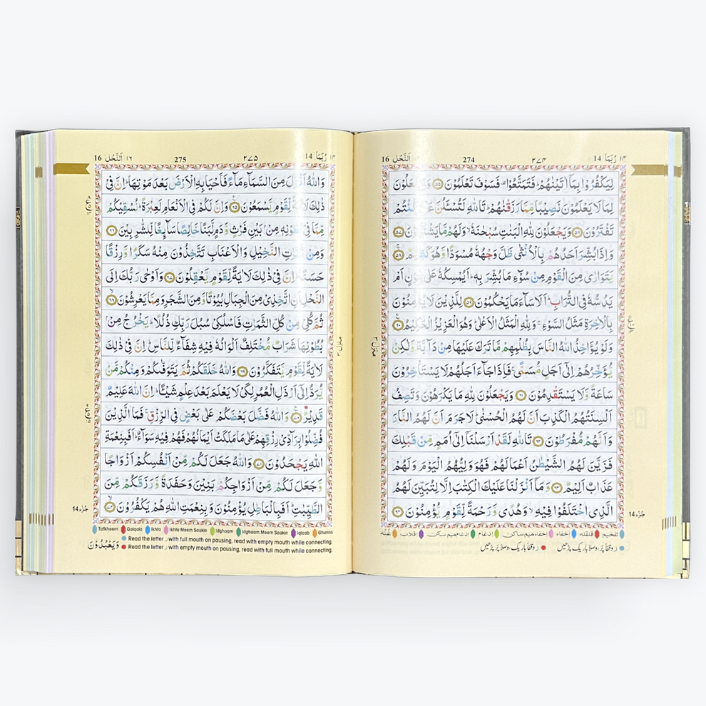 Quran Colour Coded Tajweed Rules – Madina Islamic Bookstore